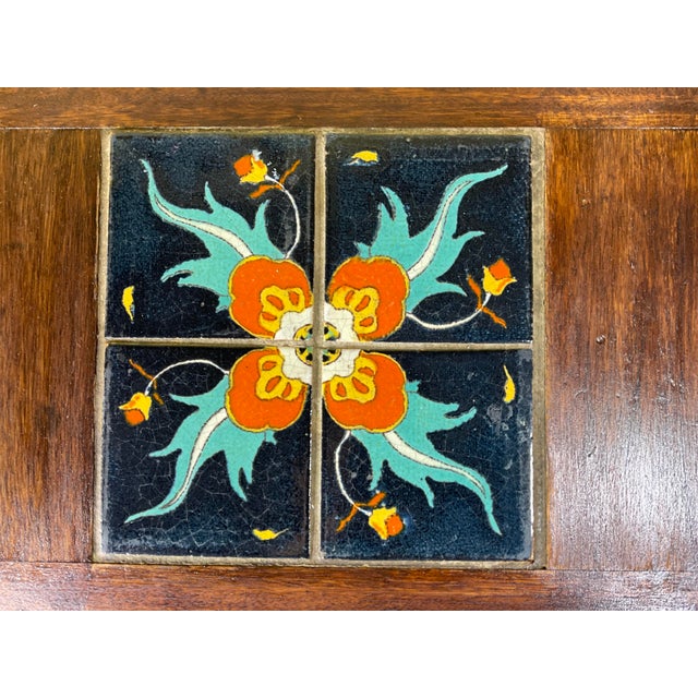 Antique California Tile Table Spanish Colonial Mission With Ceramic ...