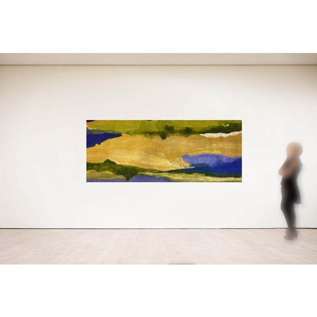 "Untitled 6" Contemporary Abstract Expressionist Color Field Acrylic ...