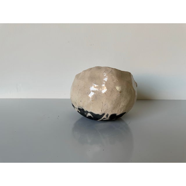 Vintage Organic Free - Form Abstract Pottery Bowl | Chairish