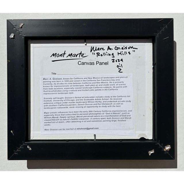 Marc Graison Contemporary Impressionist Plein Air Oil Painting, Framed ...