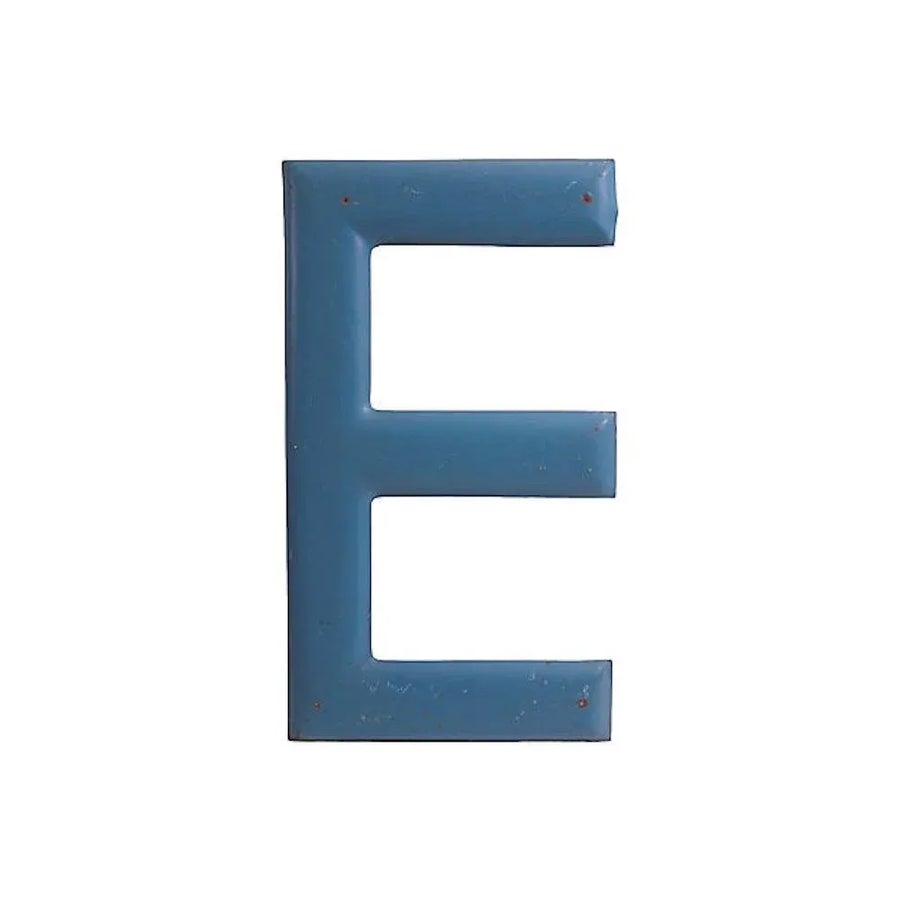 blue letter e