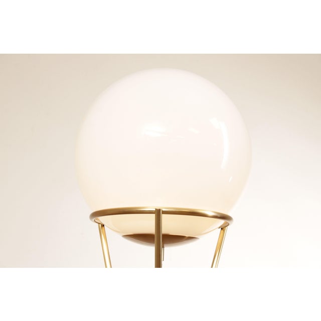 CB2 Minimalist Style 'Solis' Globe Floor Lamp | Chairish