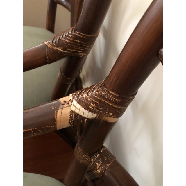 1970s Kings Rattan Chairs - Set of 6 | Chairish