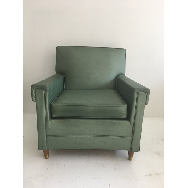 Vintage Castro Convertibles Mid-Century Modern Club Chair | Chairish