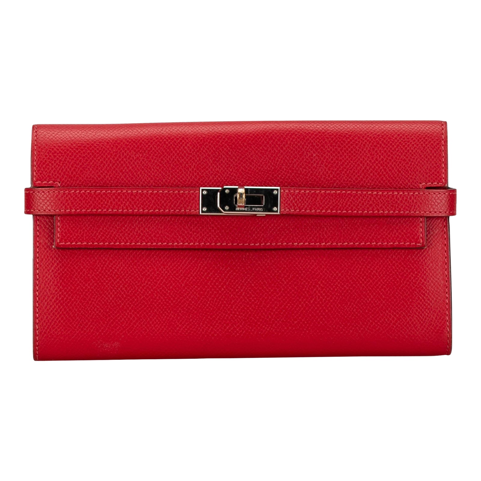 Hermès Epsom Classic Kelly Wallet Long Wallets | Chairish