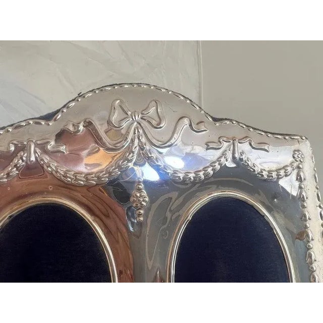 Sterling Silver English Picture Frame by R. Carr Ltd | Chairish