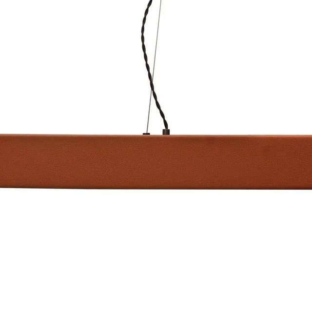 Alex Allen Studio 2x4 Leather Chandelier | Chairish