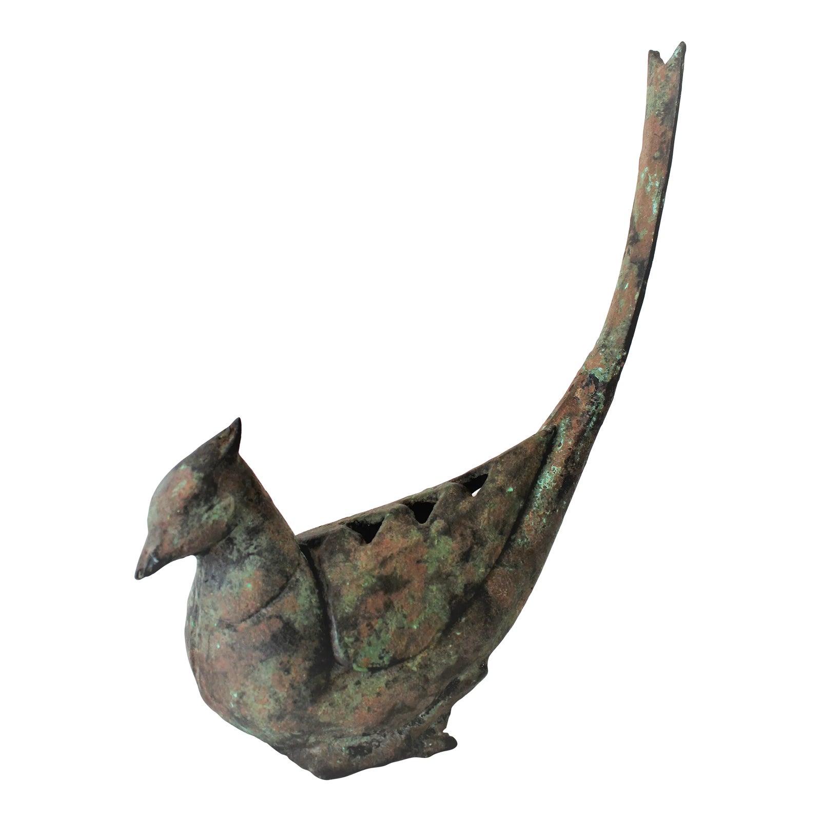 Mid-Century Japanese Koro Bird Incense Burner | Chairish