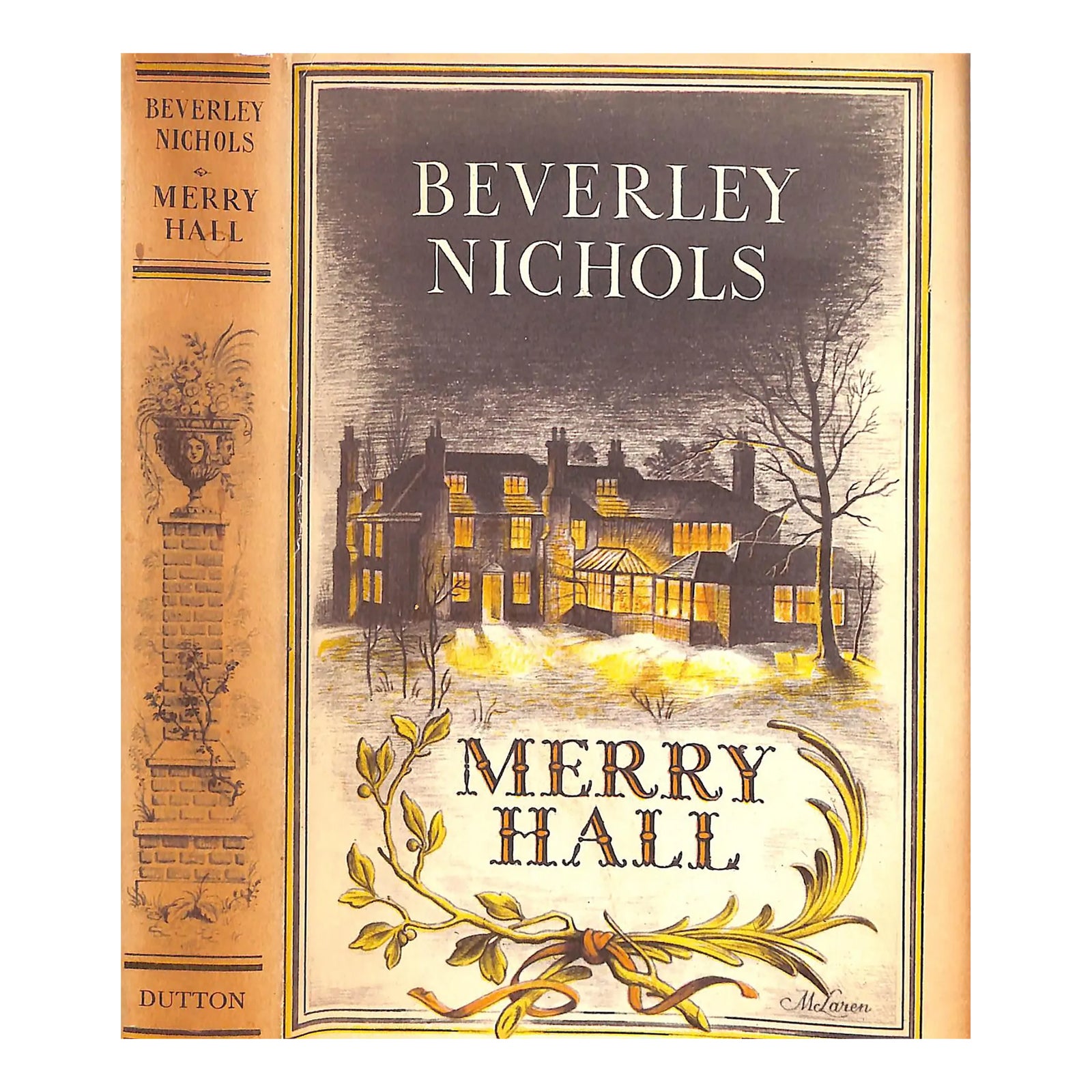 "Merry Hall" Book 1954 Nichols, Beverley | Chairish