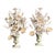 Anthropologie Altar Tole Flower Garland in Urn Candlesticks a Pair ...