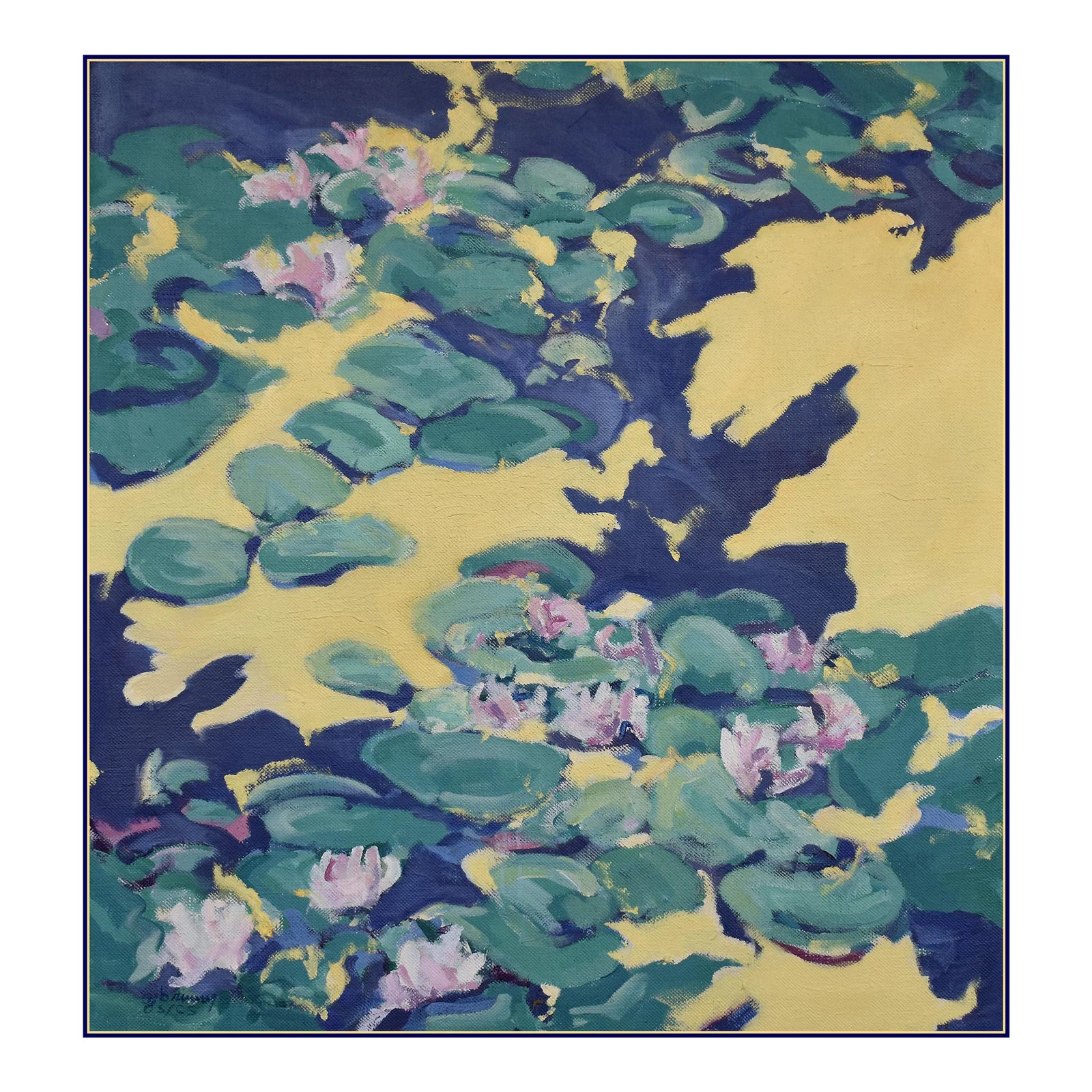 "Maui Meadows Lily Pond #2" Expressionist Landscape Original Painting ...