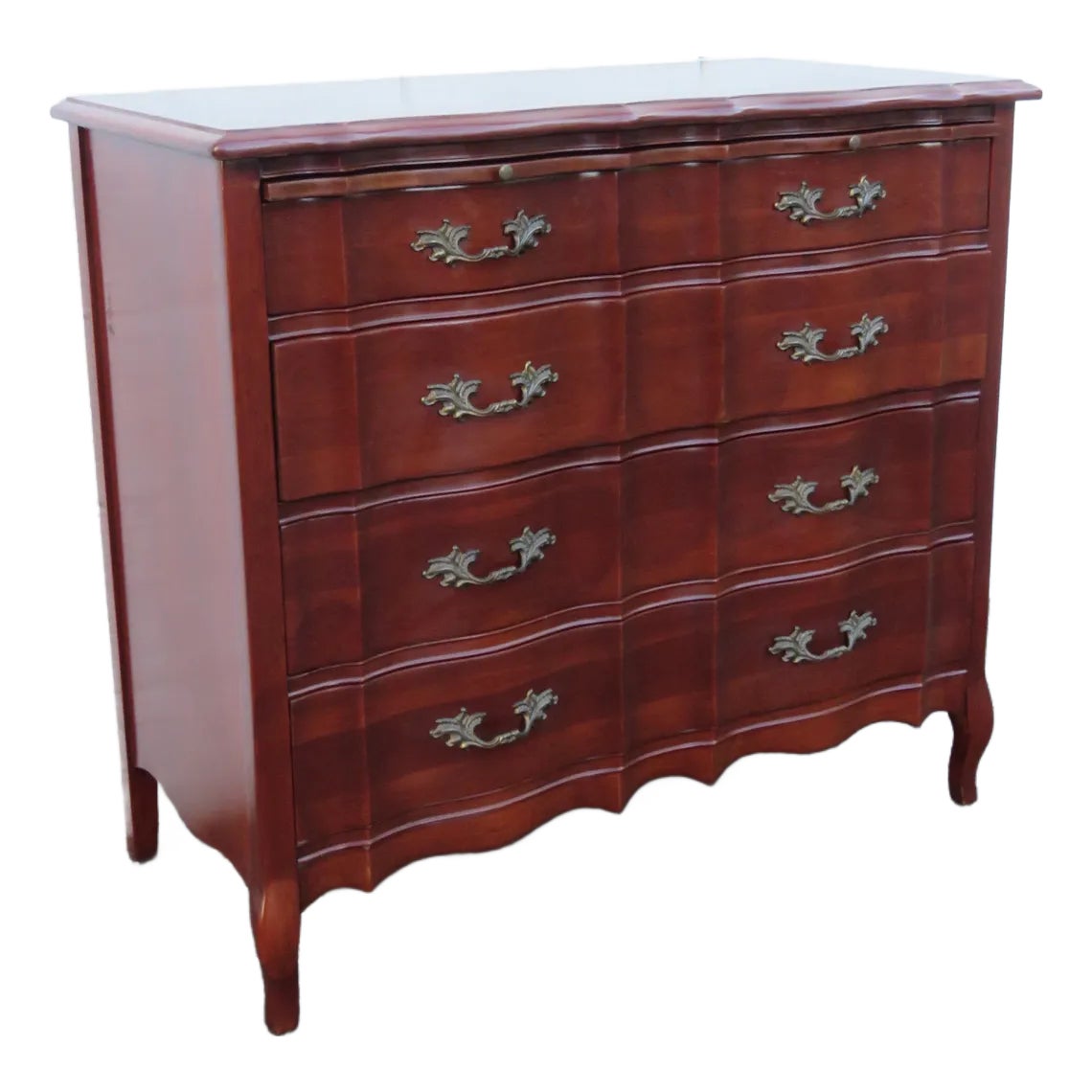 Permacraft Large Nightstand Bedside Table Small Dresser With Pullout ...