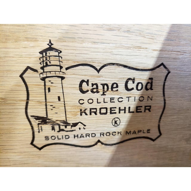 Mid 20th Century Kroehler Cape Cod Collection Solid Hard Rock Maple ...