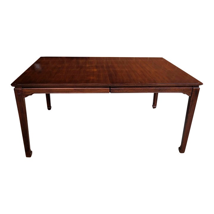 Vintage Asian Ming Style Dining Table by Davis Cabinet Company | Chairish