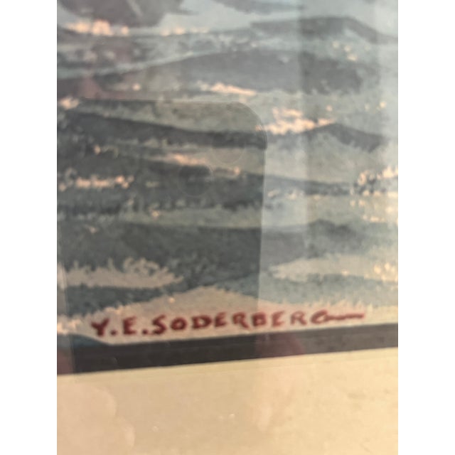 A Pair of Prints by Mid 20th Century Artist Yngve Edward Soderberg ...