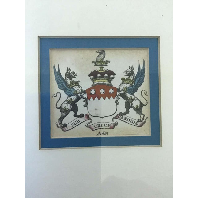 1870s English Crests of the Families of Great Britain- Set of 3 | Chairish