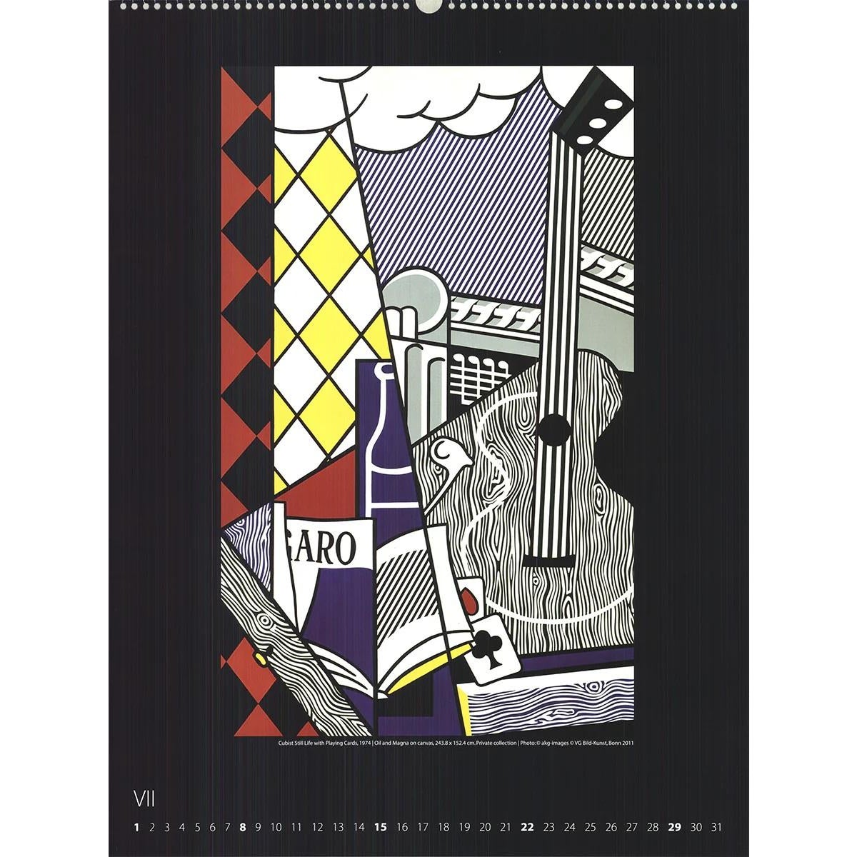 Roy Lichtenstein Cubist Still Life With Playing Cards, 2012 | Chairish