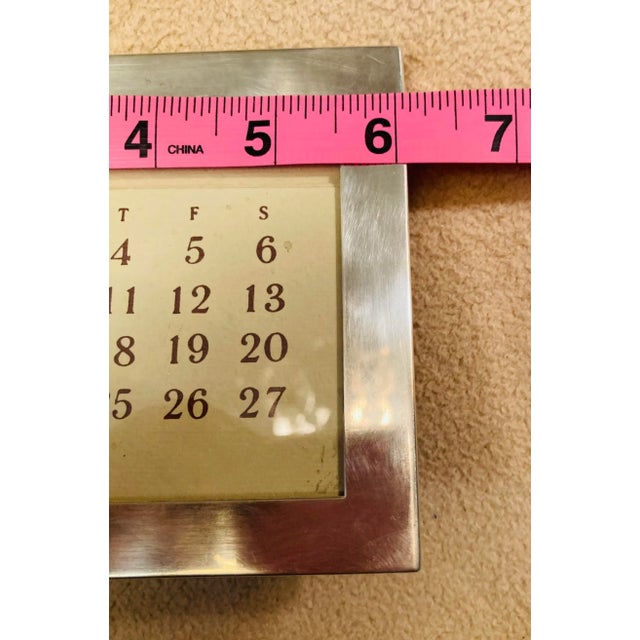 Contemporary Tiffany Co. Sterling Silver Perpetual Calendar, Made in ...