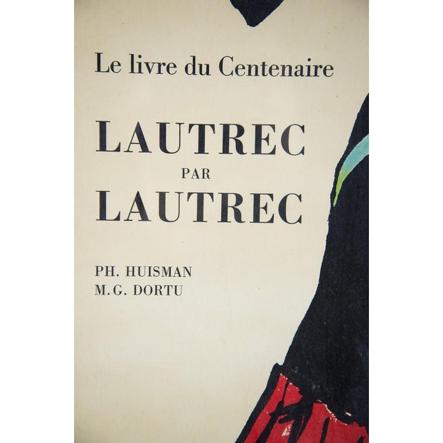 1964 Framed Reproduction Gallery Posters by Toulouse- Lautrec - A Pair ...