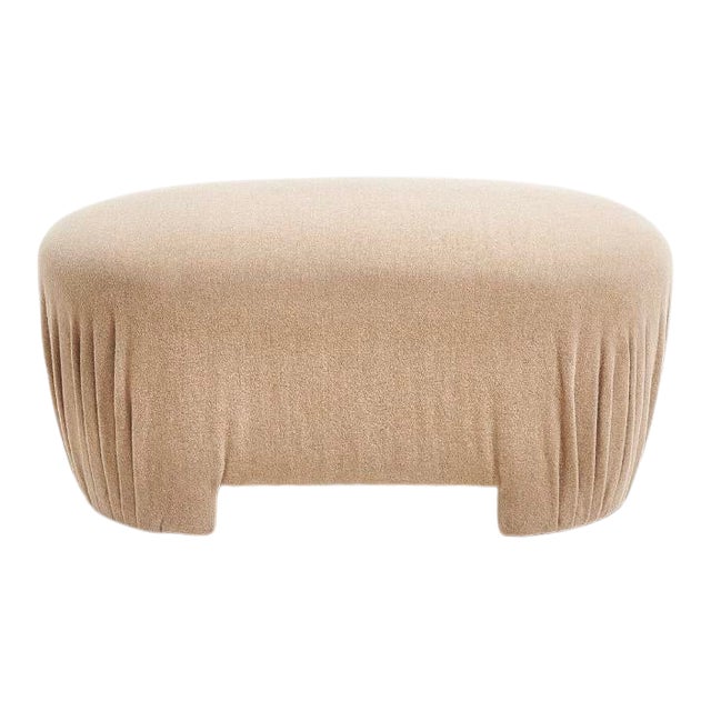 Postmodern Pouf Bench, 1980 | Chairish