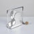 Aluminum Silhouette Magazine Rack | Chairish
