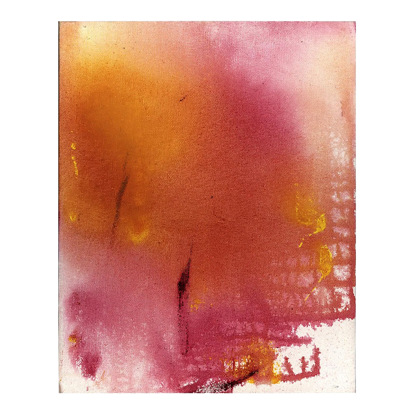 Contemporary Abstract Oil on Canvas Painting "Transitory Poem 5" by ...
