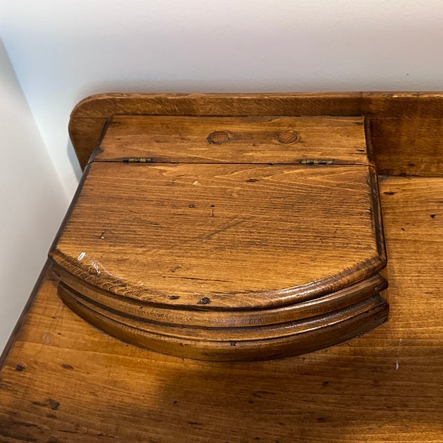 Antique Dresser With Top Lidded Cubbies | Chairish