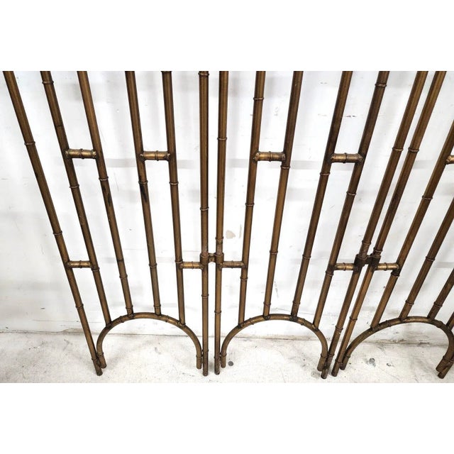 MCM Vintage Room Divider Screen Paravant Steel | Chairish