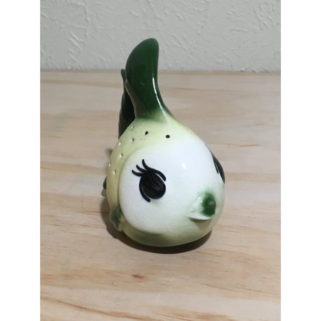 Mid Century Modern Ceramic Fish Pomander Figurine | Chairish