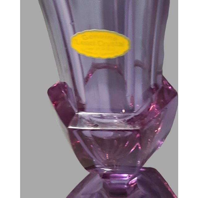 Late 20th Century Vintage Moser Germany Crystal Alexandrite Neodymium ...