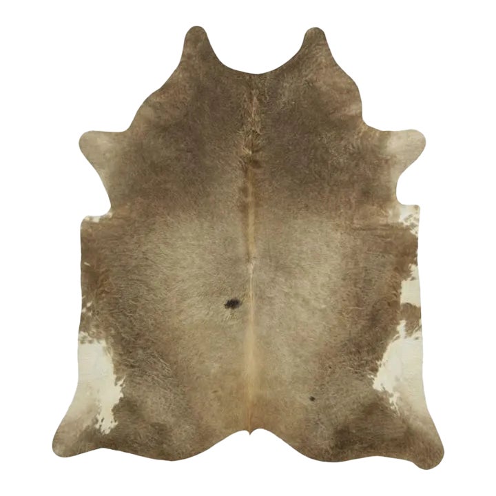 Rug & Kilim’s Extra Large Cowhide Rug in Beige-Brown and Cream Tones ...