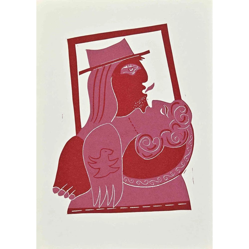 Axel Hartenstein, Magic Kiss, Screenprint, Mid 20th Century | Chairish