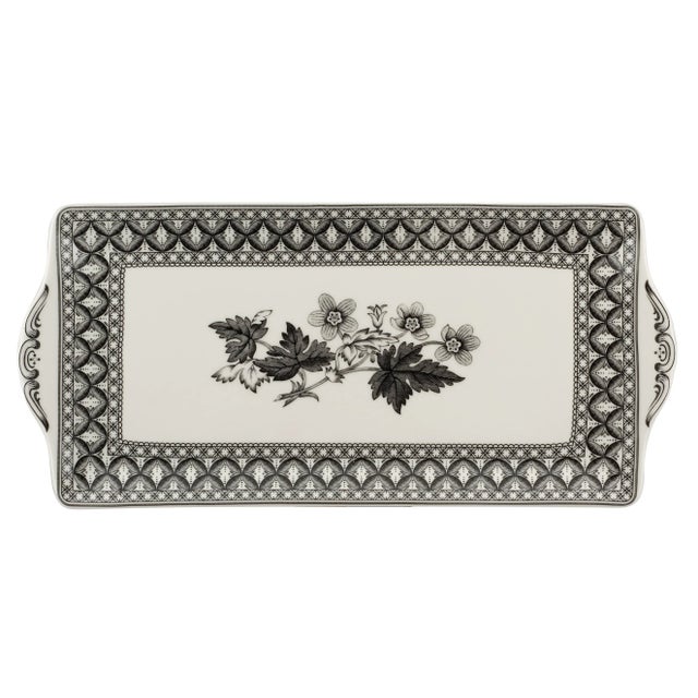 Spode Heritage Sandwich Tray 12", Geranium | Chairish