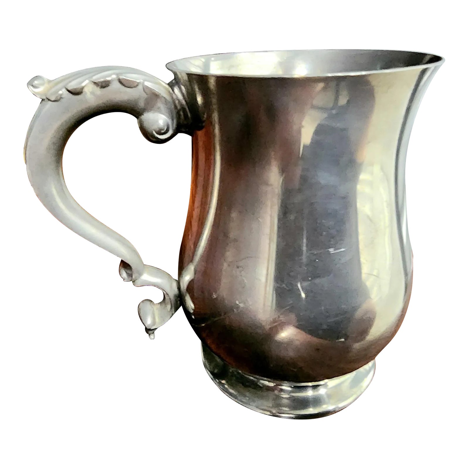 Rand Vintage English Pewter Tankard Mug | Chairish