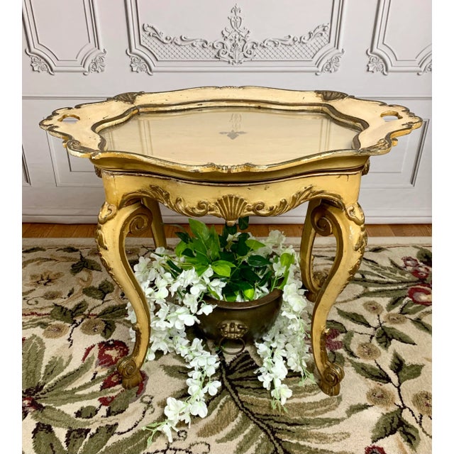 Late 18th Century French Louis XV Rococo Style Tray Table | Chairish