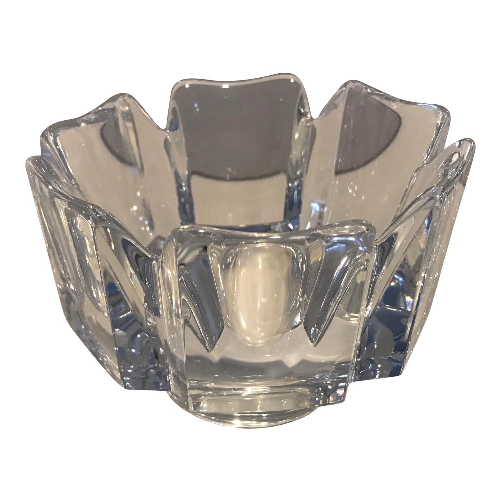 Orrefors Swedish Corona Bowl Mini | Chairish