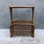 Mid 20th Century Boho Chic Cane & Rattan Side Table W/Magazine Rack ...
