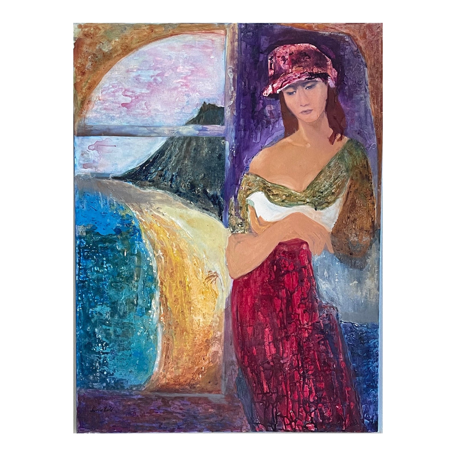 Sonia Gold - "Dove of Peace" Oil Painting | Chairish