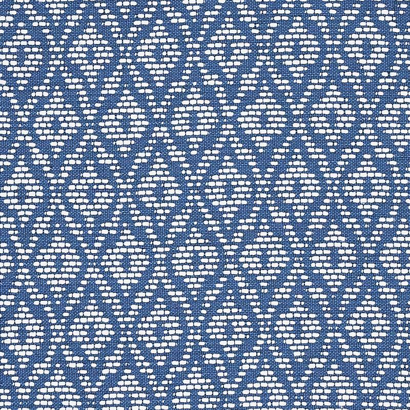 Remnant Schumacher Red Hook Fabric 70553 / Blue | Chairish