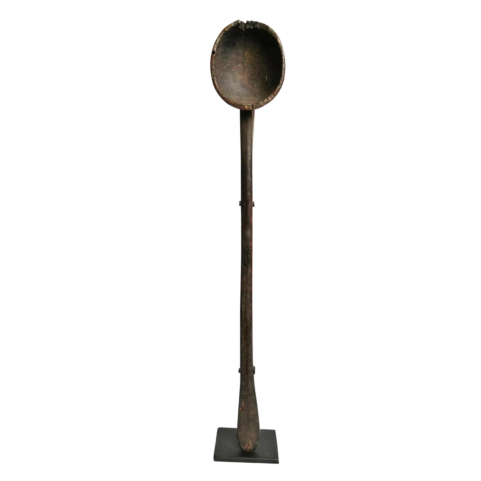 Early 20th Century Nigerian Wood Spoon | Chairish