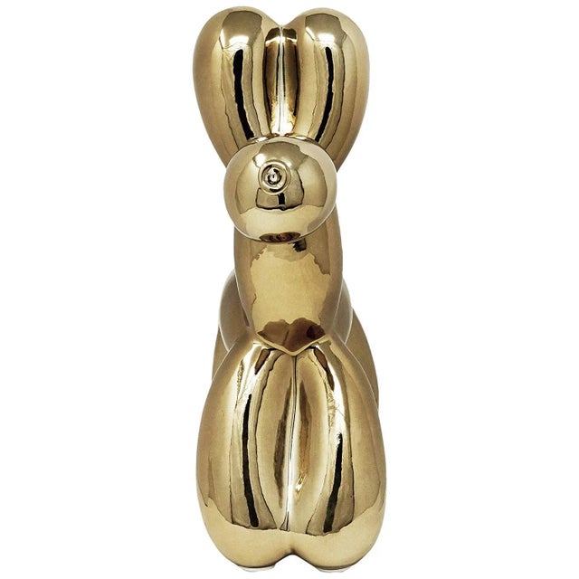 Interior Illusions Plus Bronze Balloon Dog Bank | Chairish