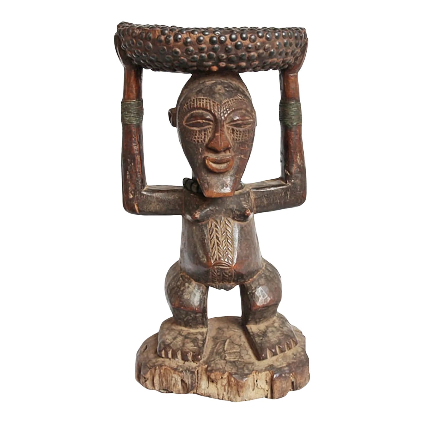 Antique Songye Chief Stool | Chairish