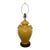 1990s Wildwood Mustard Colored Table Lamp With Wood Base | Chairish