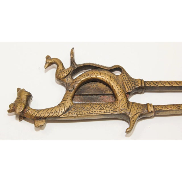 Antique Brass Betel Nut Cutters With Dragon Motif From India Areca Nut ...