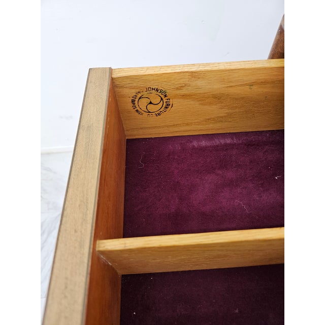 1950s Johnson Furniture Co. Walnut Buffet | Chairish