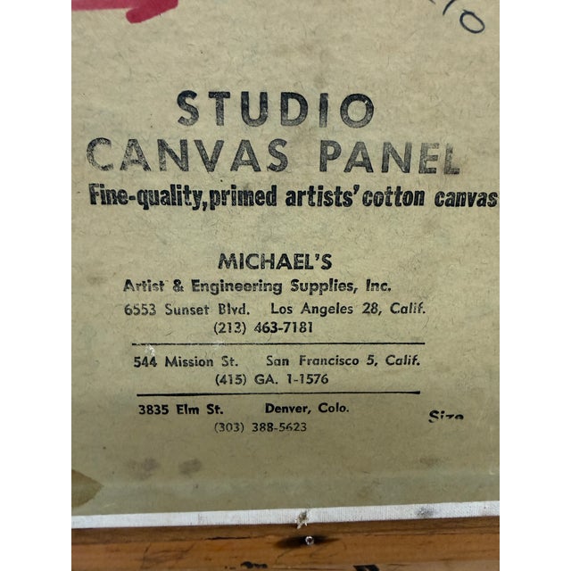 John Checkley Fort Point Landscape Painting, Framed | Chairish