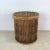 Vintage Pencil Reed Rattan Laundry Basket | Chairish