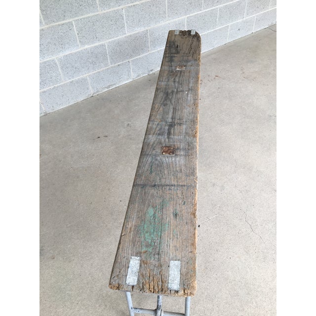 Restoration Hardware Distressed - Rustic 73" Wood & Steel Nautical ...