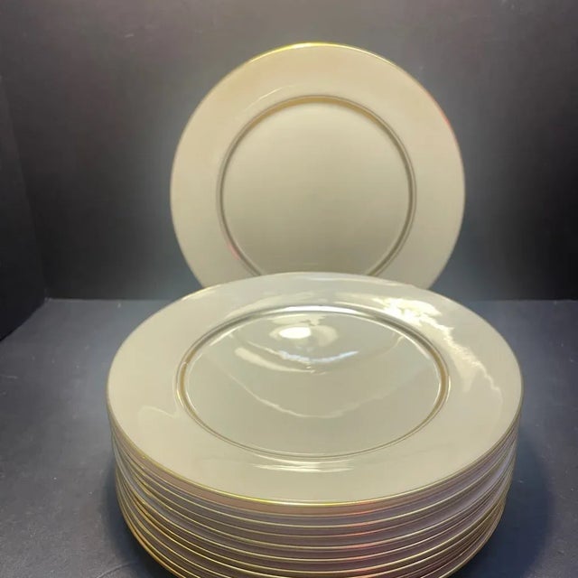Vintage Lenox Ivory & Gold Dinner Plate 10.75” “Special” | Chairish