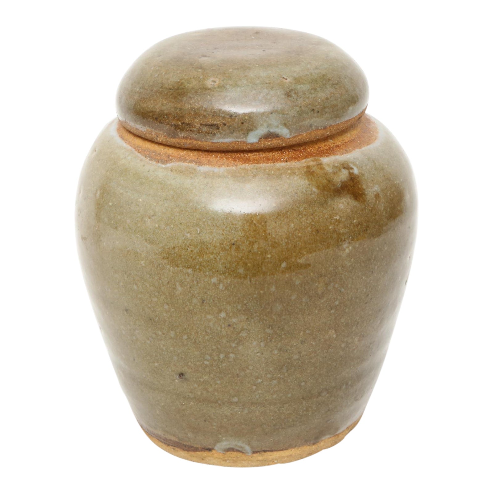 Vintage Handmade Ginger Jar Studio Pottery Urn With Lid | Chairish